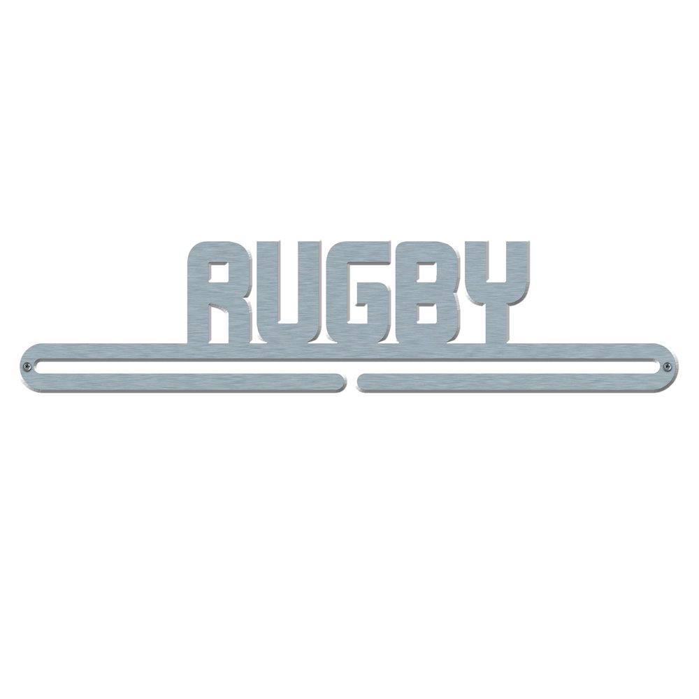 rugby stainless steel medal hanger - The Shirt Framing Service